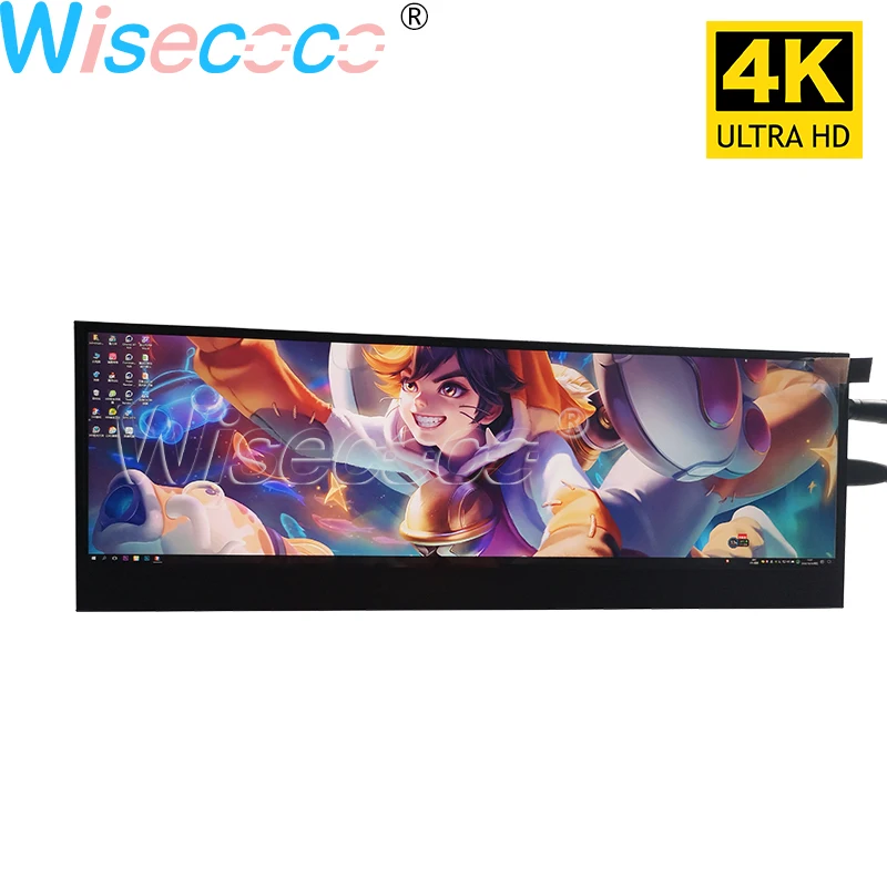 14 Inch 4k 3840*1100 Diy Kits Ips Lcd Monitor Long Strip Fish Display ...
