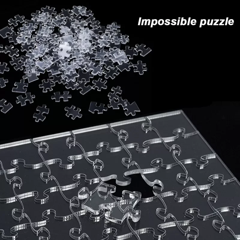 Acrylic Transparent Puzzle | Transparent Jigsaw Puzzle | Educational ...