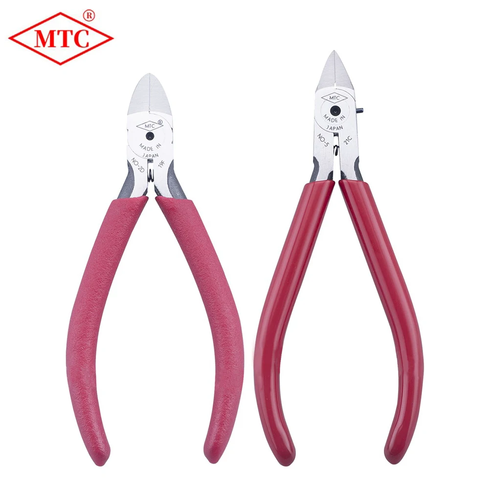 Japan-MTC-2D-MTC-3-Mini-Diagonal-Side-Nippers-Red-PVC-Handle-118mm ...