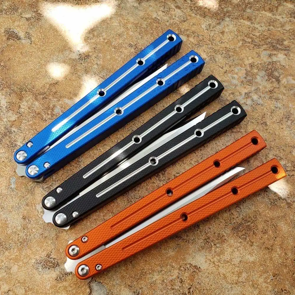 Live-Blade-Version-of-TheOne-Krake-Raken-Kraken-Balisong-6061-Aluminum ...