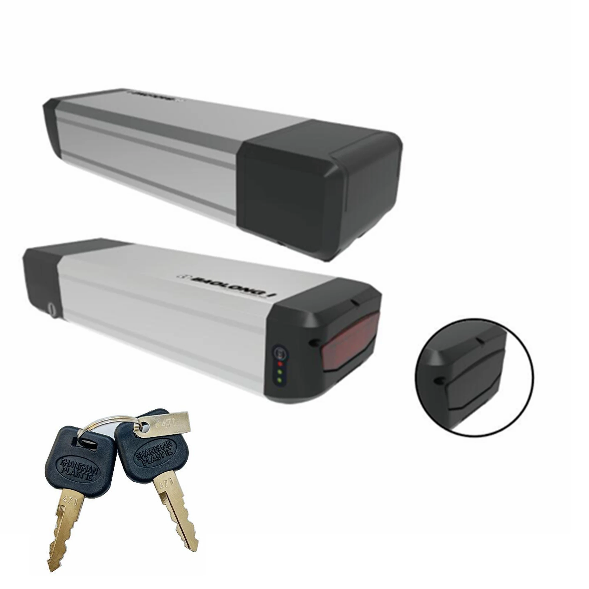 Baolong-Rear-Carrier-Battery-Keys-Duplicate-2PCS-SHANSHAN-One-Set ...