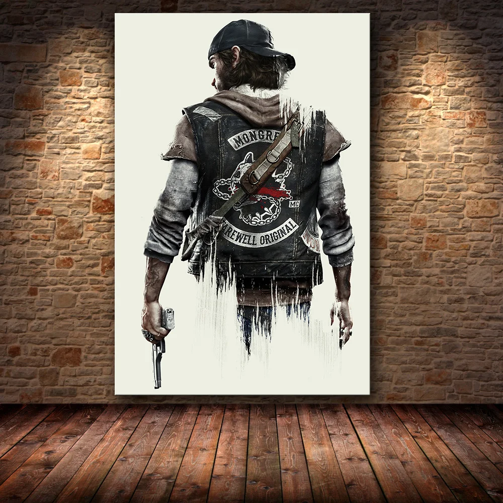 Days-Gone-Japanese-Classic-Electronic-Popular-Game-Poster-prints-Canvas ...