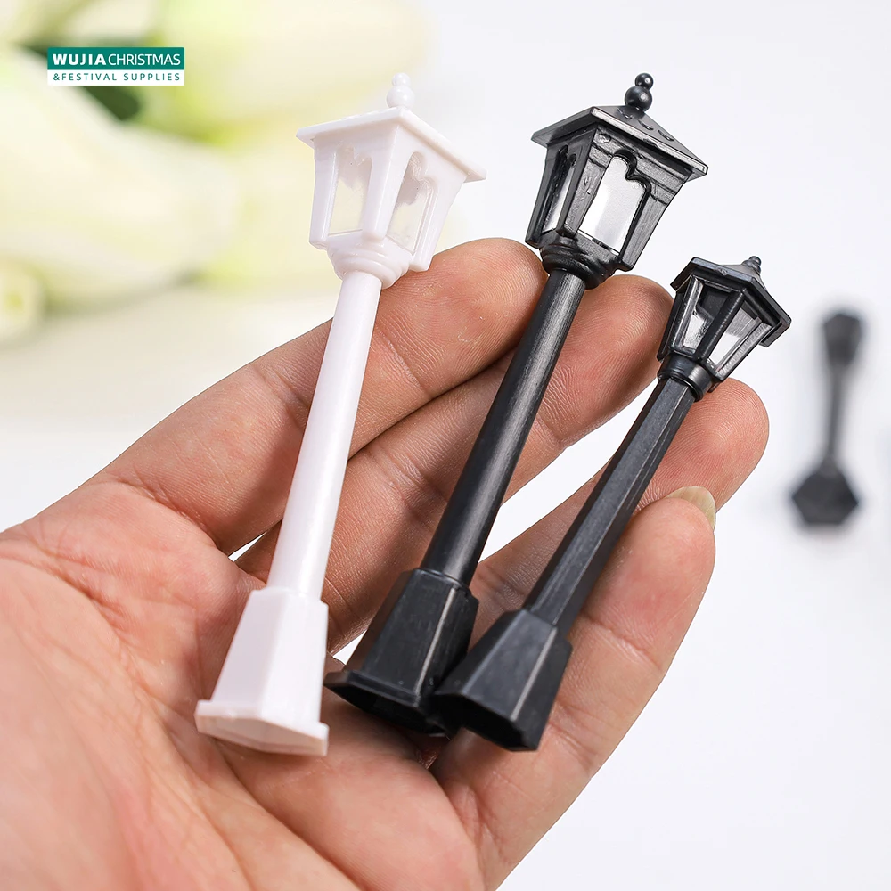 6-12pcs-Miniature-Street-Lights-Plastic-Model-Railway-Train-Lamp-for ...