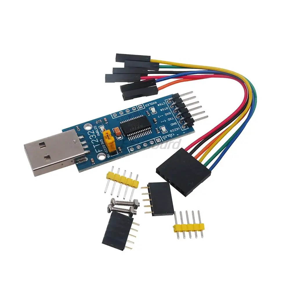 Kit de módulo de serie FT232 USB UART, placa Tipo A, FT232R, FT232RL A ...