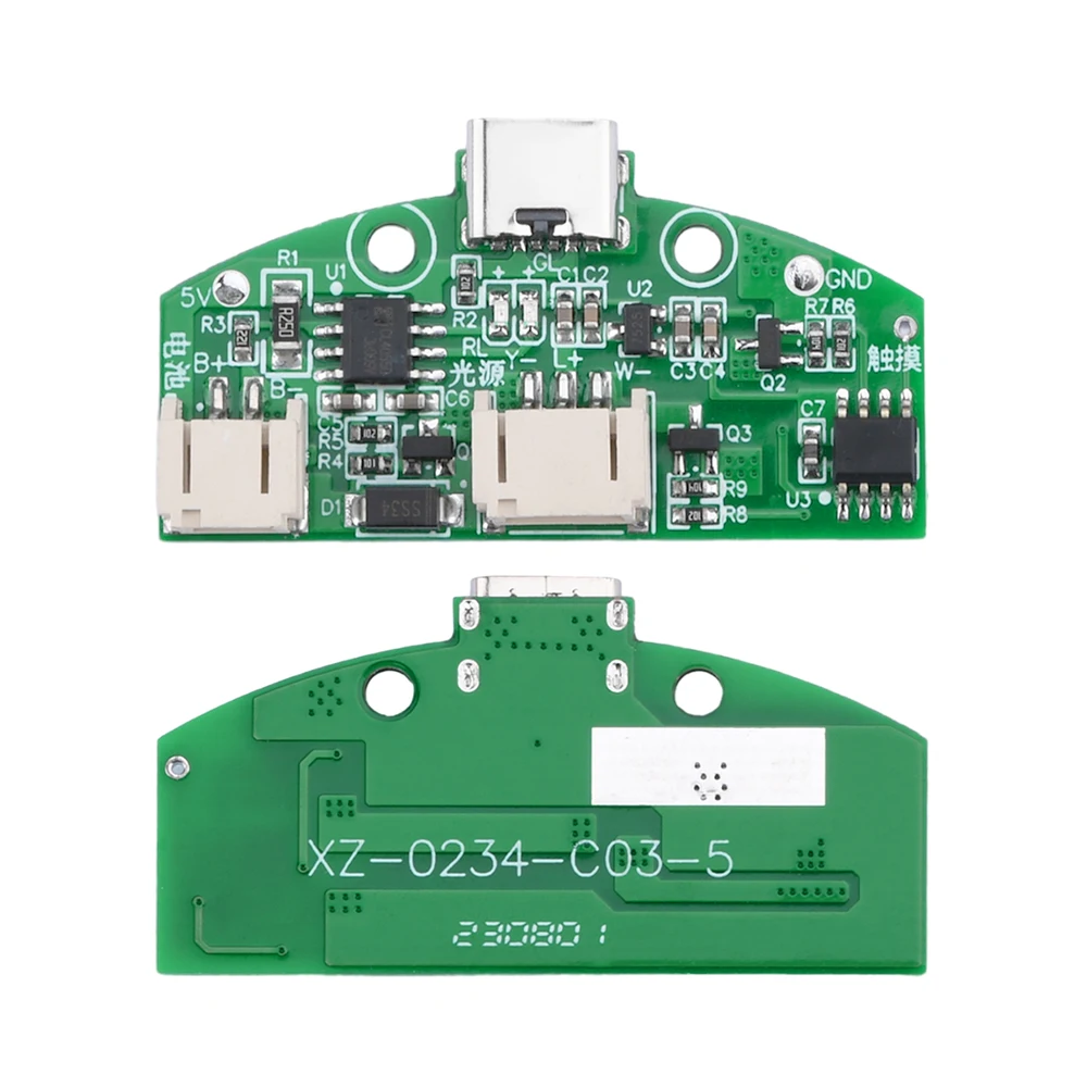 1PC 3.7V Type-C Table Lamp Circuit Board USB Charging PCB Stepless ...