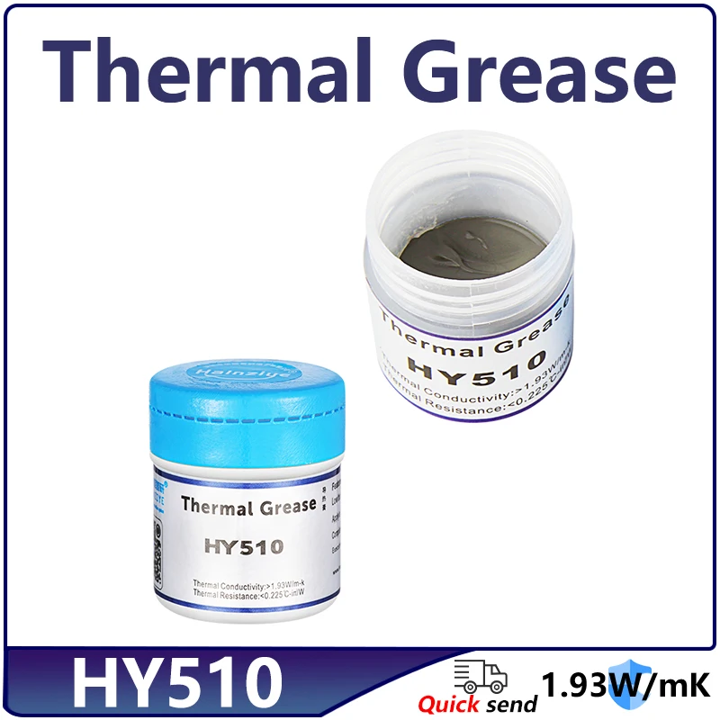 HY510-20g-Silicone-Thermal-Paste-1-93W-m-k-Heat-Transfer-Grease-Heat ...