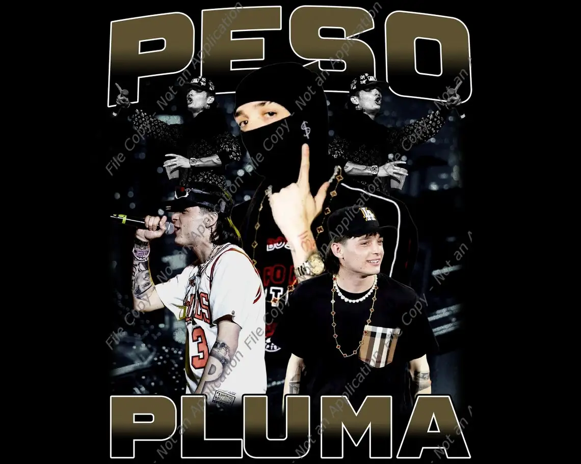 Peso-Pluma-Png-Ready-to-print-printable-design-hiphop-artist-90s-rapper ...
