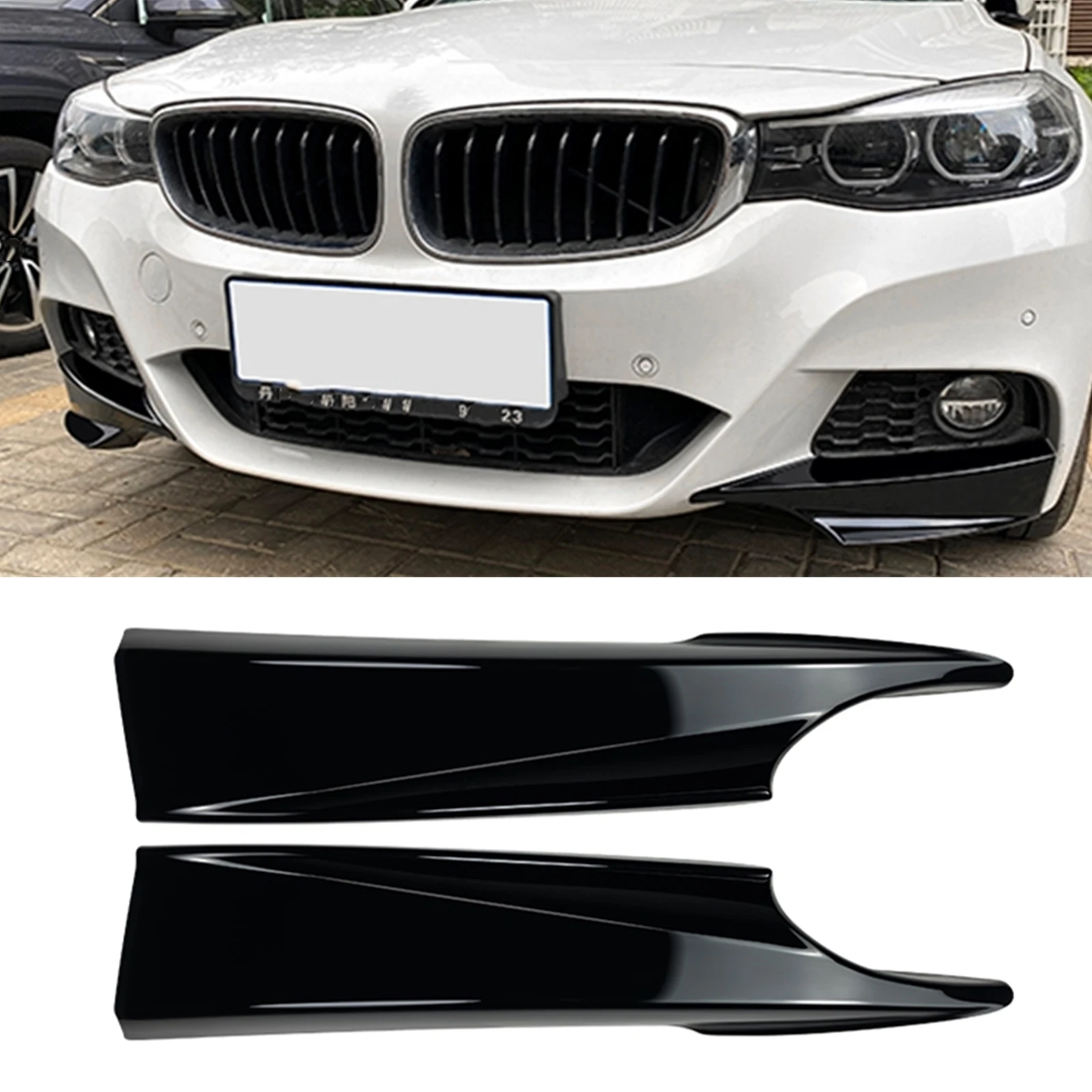 Front-Bumper-Side-Splitter-Cover-For-BMW-3-Series-GT-F34-320i-325i-M ...
