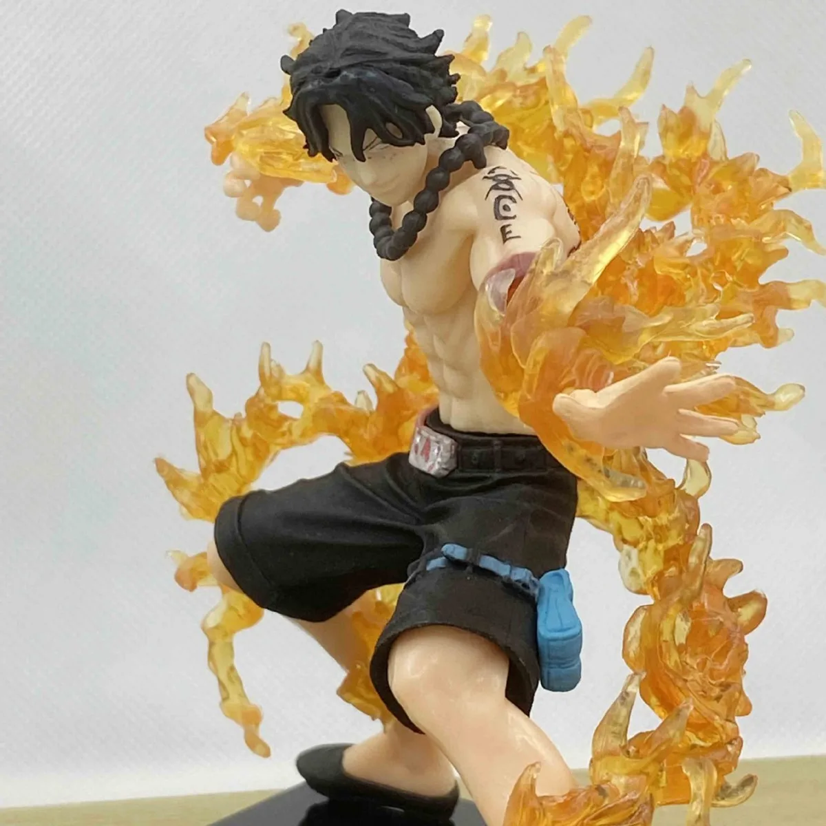 12cm-Anime-One-Piece-Action-Figure-Fist-With-Fire-Ace-Pvc-Model ...