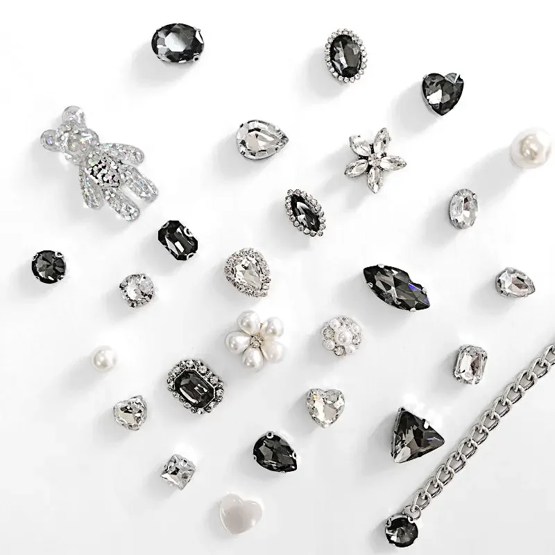 Tamancos de strass para Crocs Designer, Encantos Moda Vintage ...