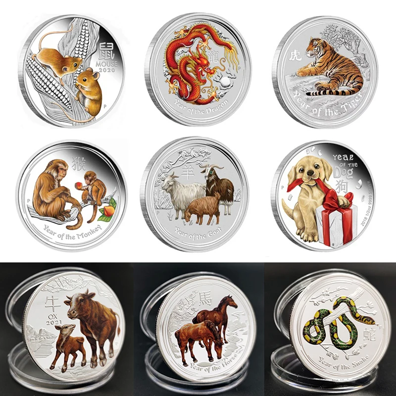 Creative Art Set | Home Decor | Coins Set | Non-currency Coins - Zodiac ...
