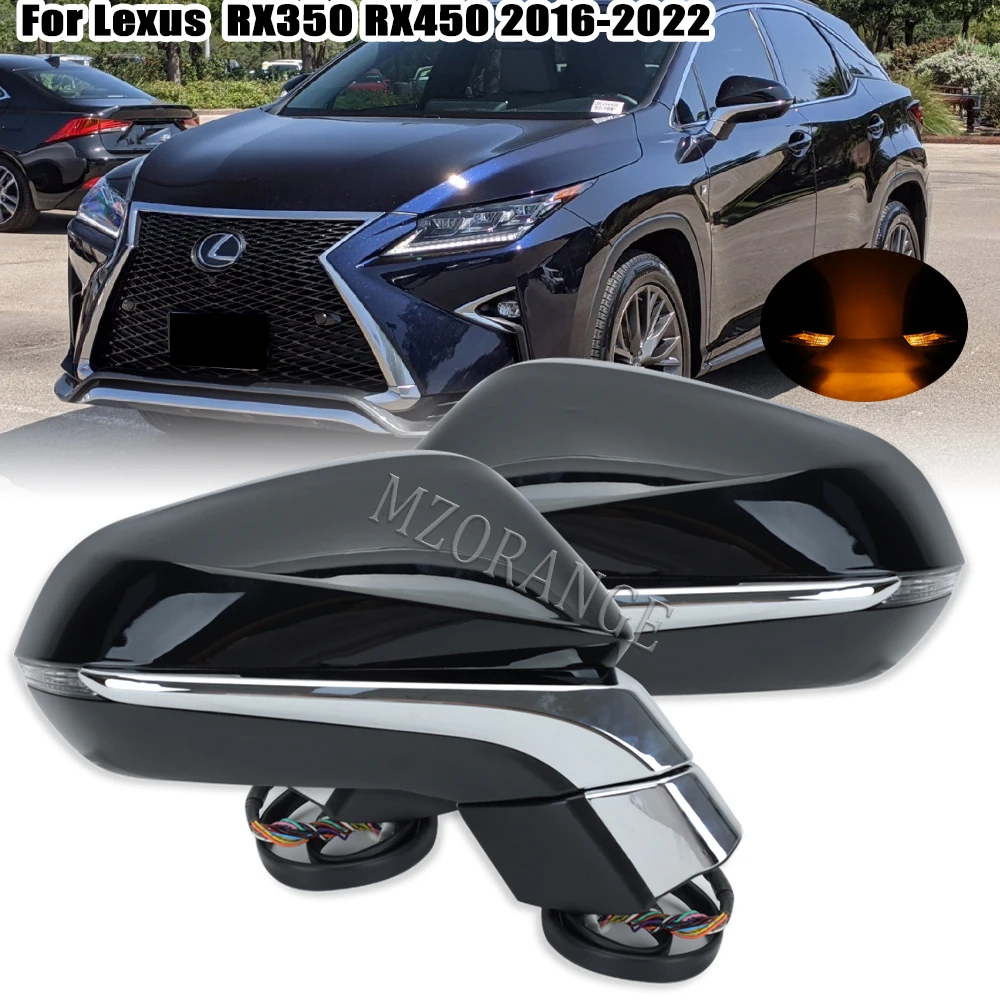 Side-Rear-View-Mirror-Accessories-for-Lexus-RX350-RX450-2016-2017-2018 ...