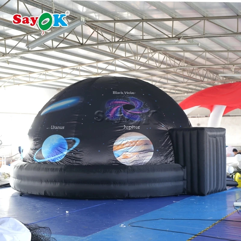 SAYO 5m Giant Inflatable Planetarium Dome Tent with Air Blower 3D ...