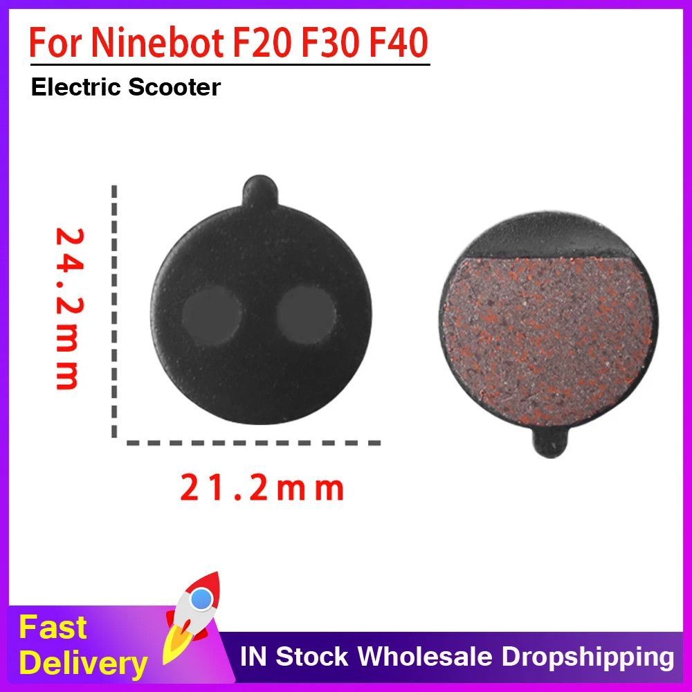 Resin-Semi-Metal-Disc-Brake-Pads-for-Ninebot-F20-F25-F30-F40-Electric ...
