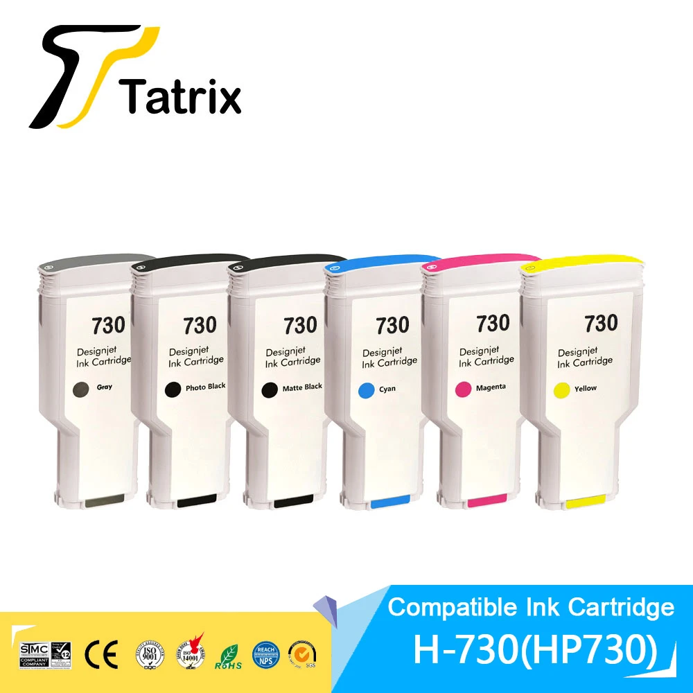 Hp 730 Ml Ink Cartridge | Hp T2600 - 730 Hp730 Compatible Ink Cartridge ...