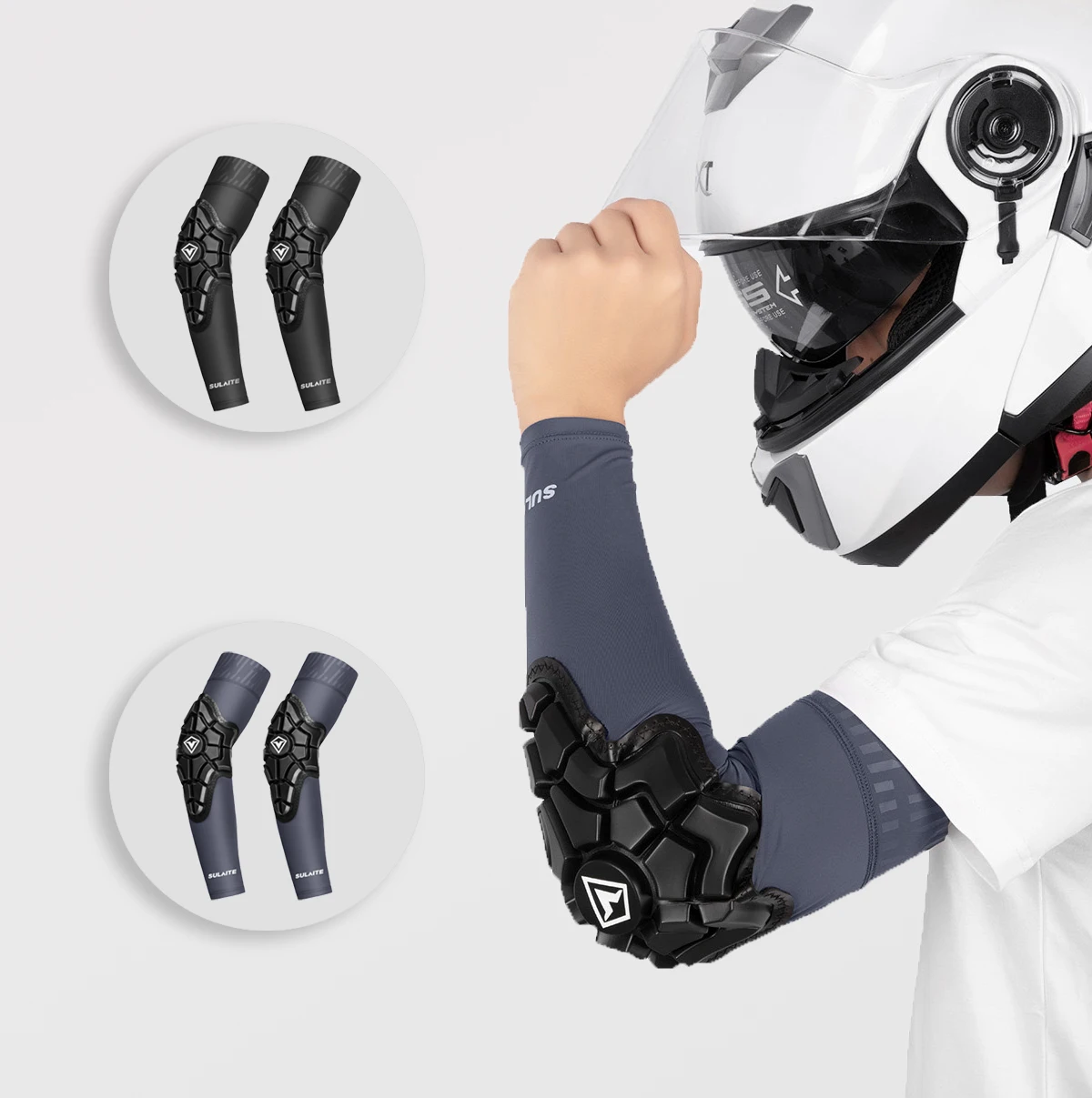 Motorcycle-Elbow-Pads-Ice-Silk-Summer-Elastic-Cycling-Elbow-Pad ...