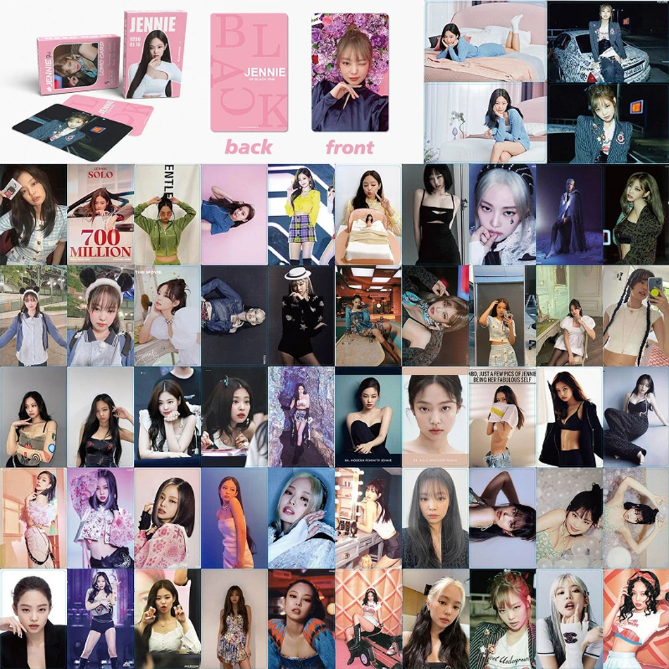 JENNINE-ROSE-Lisa-Cart-o-JISOO-LOMO-lbum-de-fotos-NASCIDO-Rosa ...