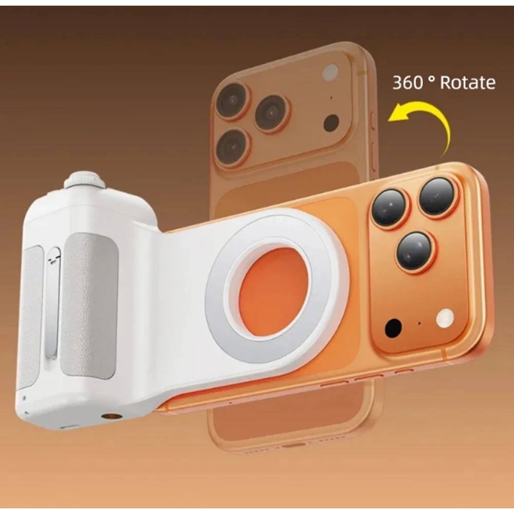 Magnetic Phone Handle Grip Bluetooth Remote Control Handle with Selfie ...