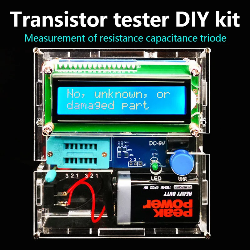Transistor-Tester-Kit-Resistance-Capacitance-Triode-Electronic ...