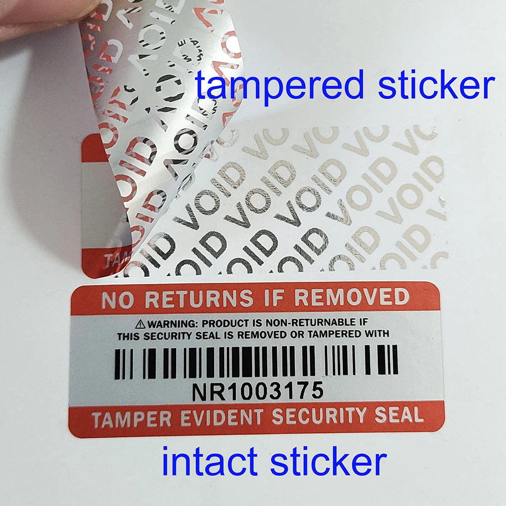 100pcs-50x20mm-NO-RETURNS-IF-REMOVED-Tamper-Evident-Security-Seal-VOID ...