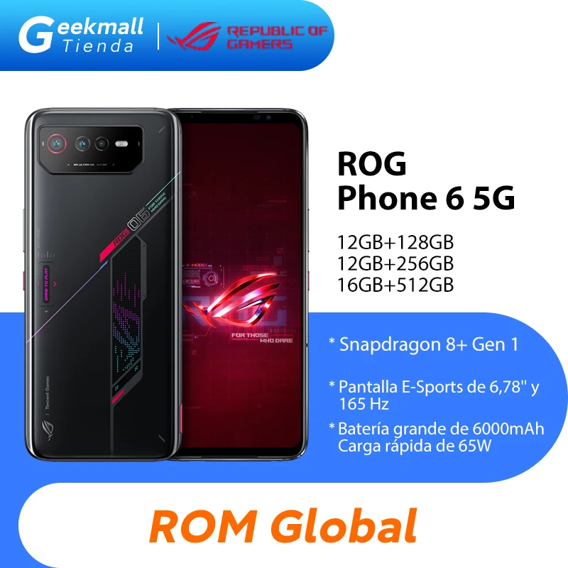 Global-ROM-ASUS-ROG-Phone-6-5G-Smartphone-Snapdragon-8-Gen-1-6000mAh ...