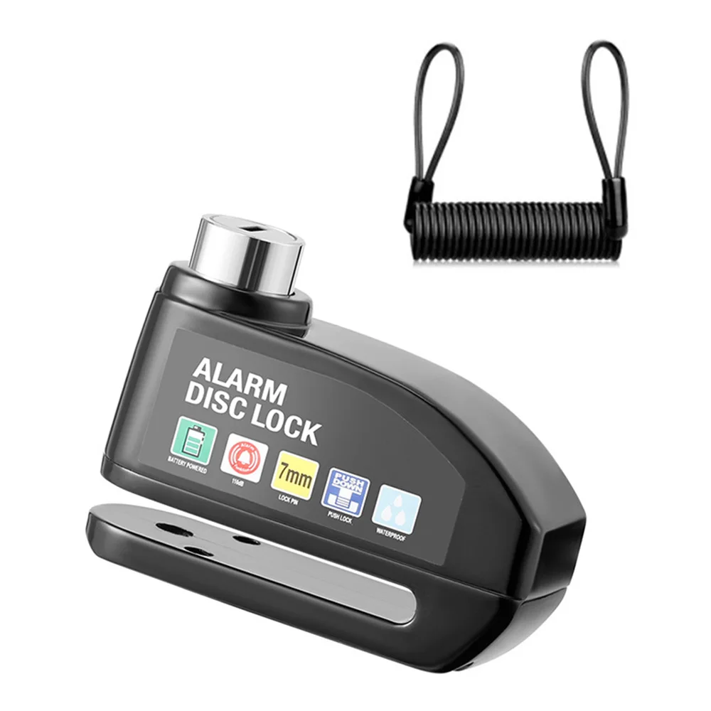 New-Bike-Motorcycle-Alarm-Disc-Brake-Lock-Anti-theft-Alarm-System-110dB ...
