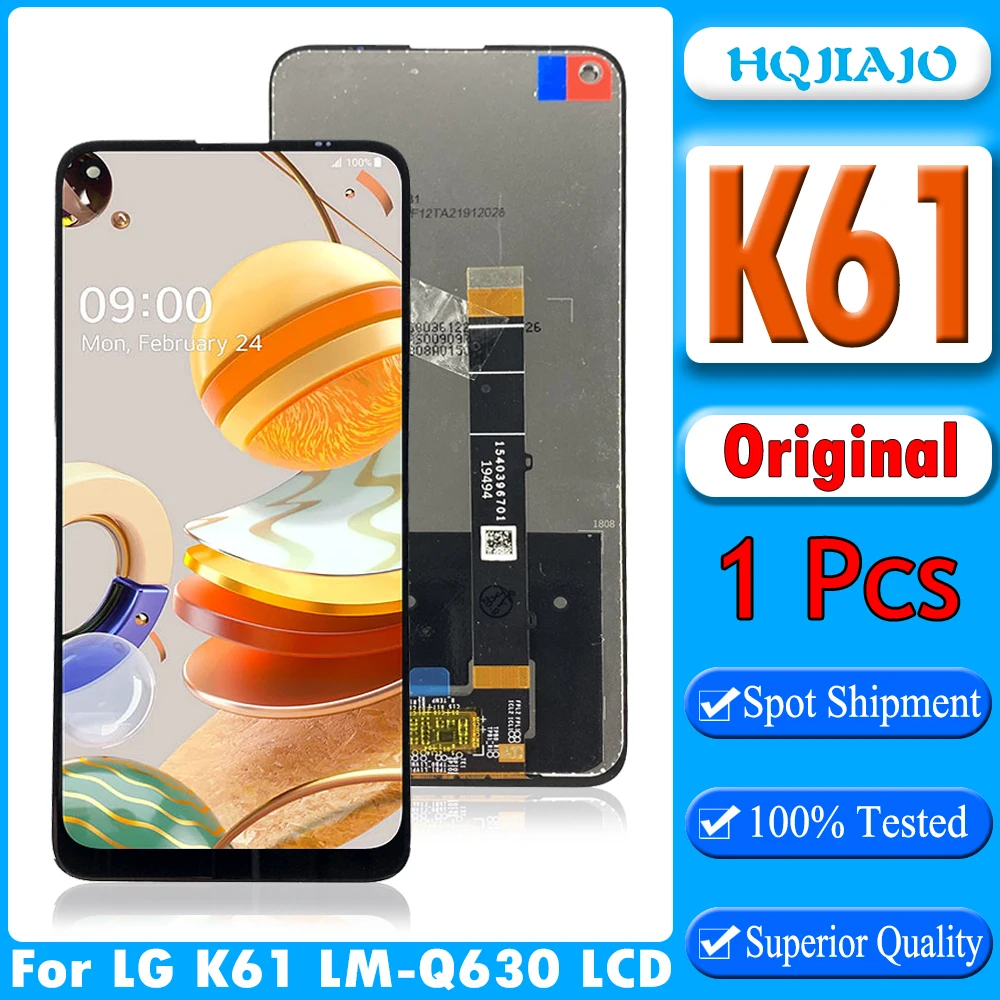6.53 original original original para lg k61 lcd screen display toque digitador assembléia para ...