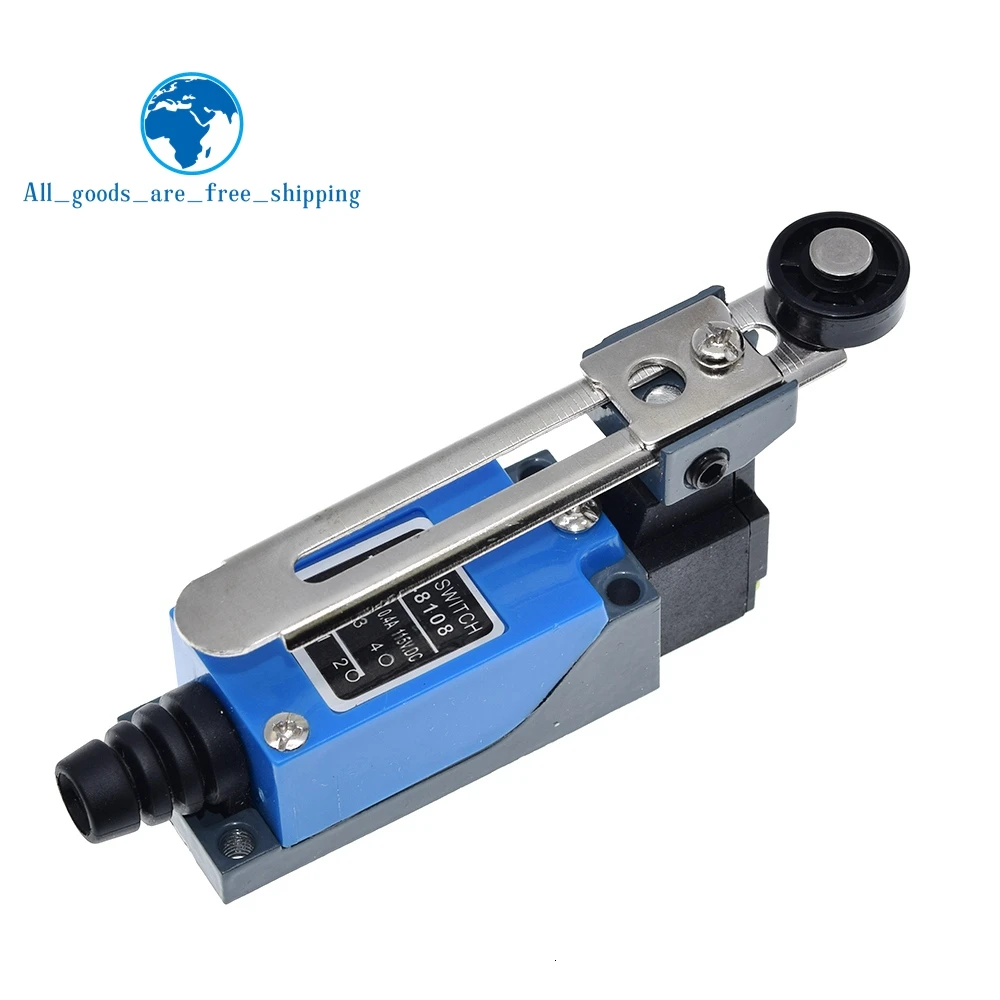 ME-8108 AC250V 5A limit switch Rotary Adjustable Roller Lever Arm Mini Limit Switch TZ-8108 ...