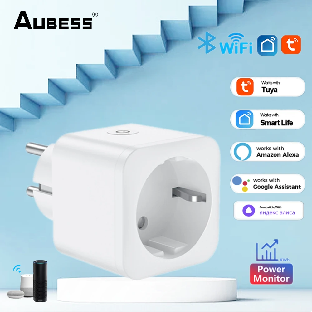 Smart-Plug-WiFi-BT-Socket-EU-16A-With-Power-Monitor-Timing-Function ...