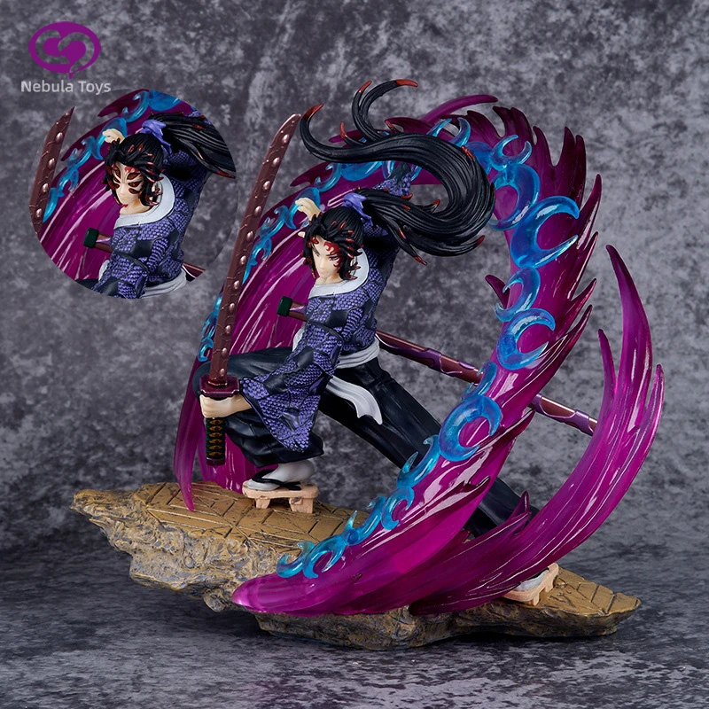 21cm Demon Slayer Kokushibo Tsugikuni Yoriichi Anime Figure with LED ...