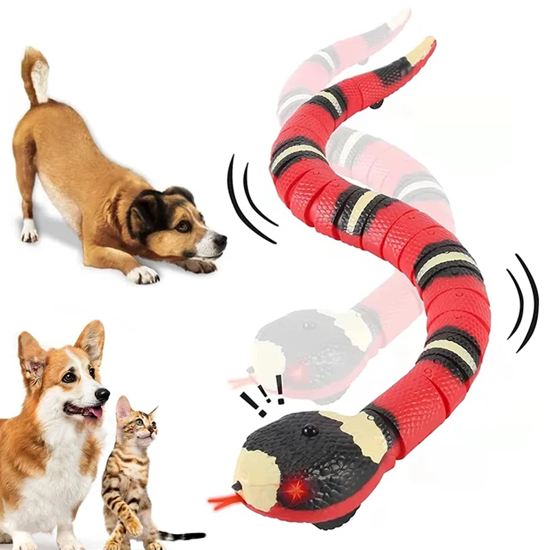 Dog Toys Snake Interactive Simulation Smart Sensing Moving Snake Puppy ...