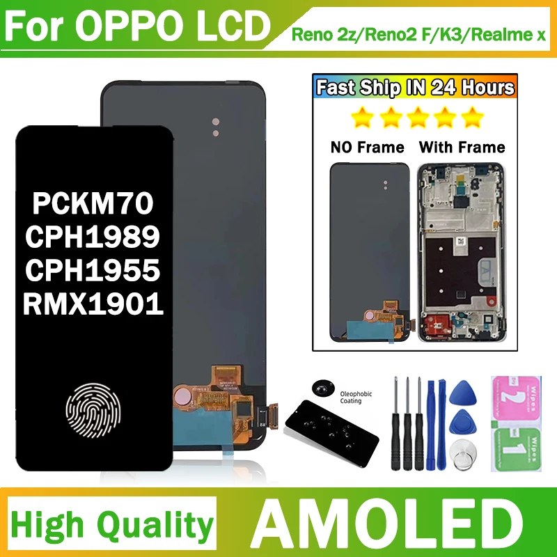 OLED-LCD-For-OPPO-Reno2-Z-Reno2-F-K3-Realme-X-LCD-With-Touch-Screen ...