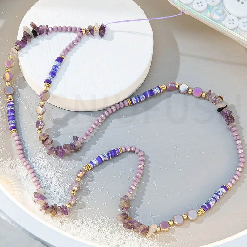 Crystal-Beaded-Stone-Mobile-Phone-Chain-Fashion-Long-Strap-Ladies-Anti ...