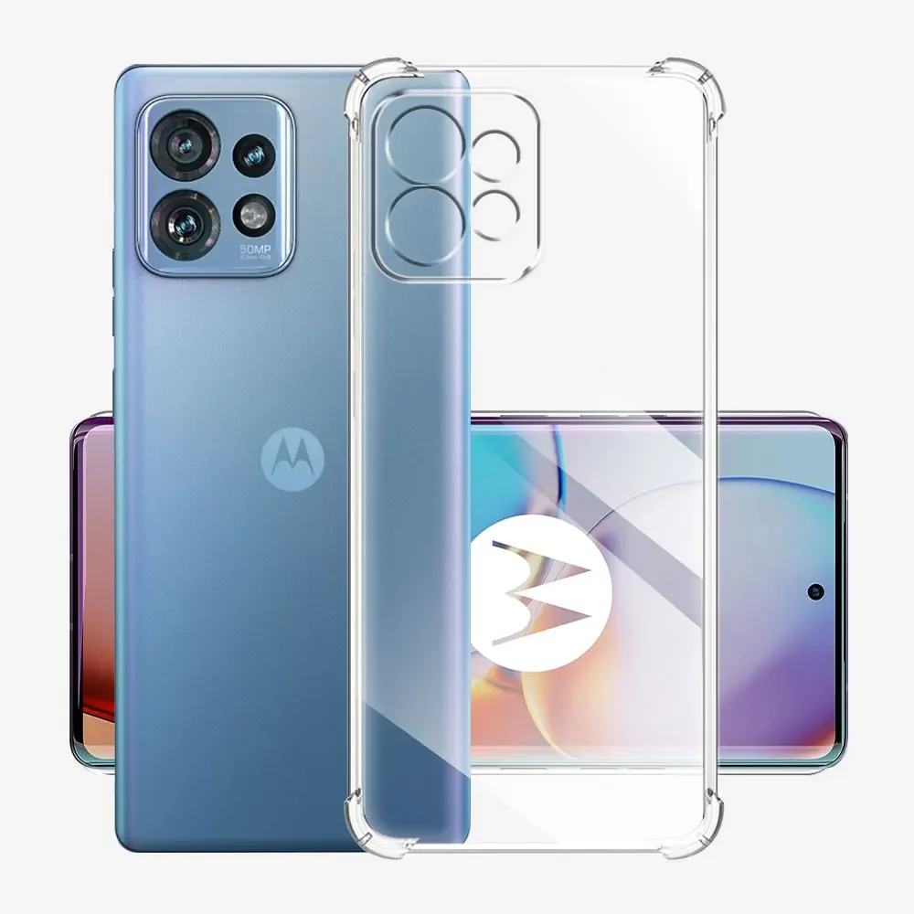 Shockproof-Case-For-Moto-Edge-40-Pro-Clear-Silicone-Soft-Phone-Case-For ...