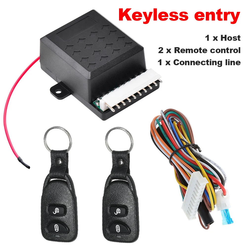 Universal Car Auto Remoto Central Kit Door Lock Locking 12V Keyless ...