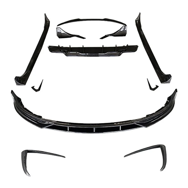 FAST-Estilo-Frente-L-bio-Traseiro-Difusor-Lado-Saia-Spoiler-Vents-Body ...