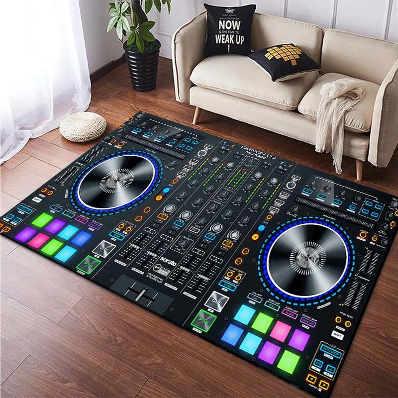 DJ-Music-Screen-Keyboard-Area-Rug-Carpet-for-Living-Room-Bedroom-Party ...