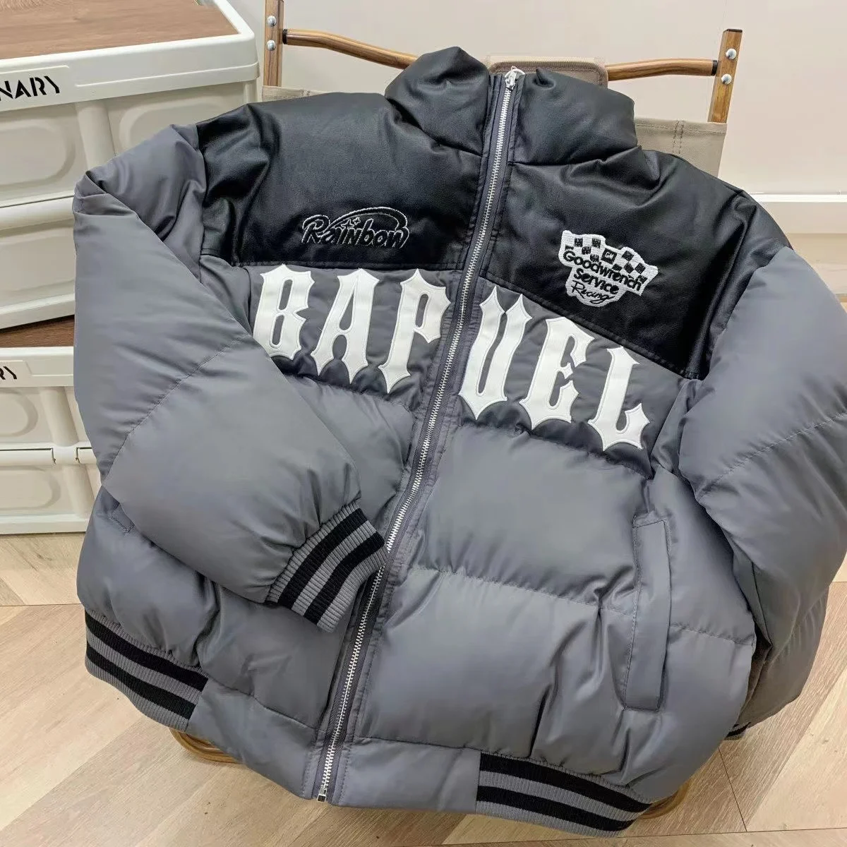 Letters-Embroidery-Coat-For-Men-Winter-Warm-Driven-Down-Jackets ...