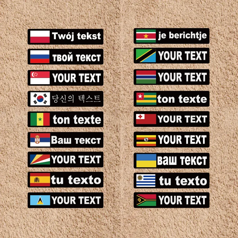 Custom-Text-Flag-Waterproof-Reflective-Decorative-Sticker-Car ...
