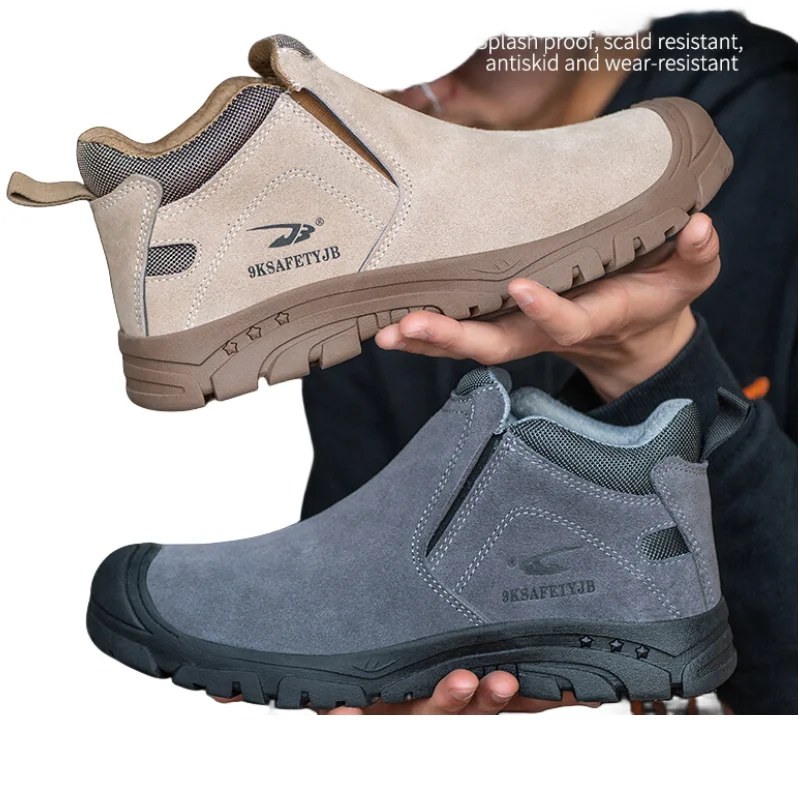 Cow-Suede-Boot-Antistatic-Electric-Shock-Proof-Safety-Shoes-Anti-skid ...
