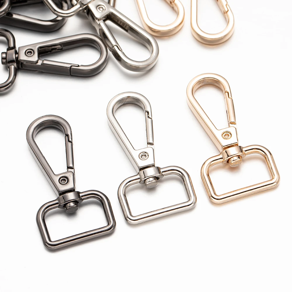 5pcs Metal Swivel Lobster Clasp Keychain Closure Carabiner Key Fob ...