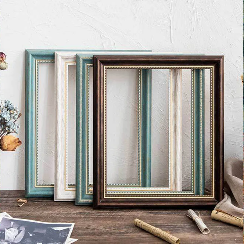 High-Quality-Oil-Painting-Outter-Frame-American-Style-Retro-Picture ...