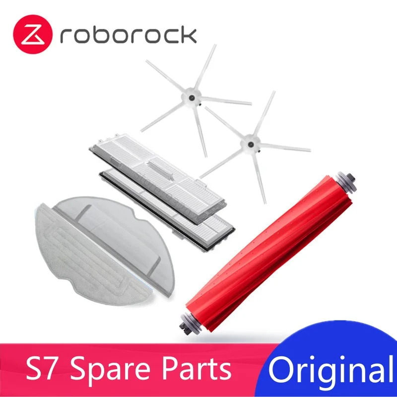 Original-Roborock-S7-S7-MaxV-Accessory-of-Washable-Filter-Main-Brush ...