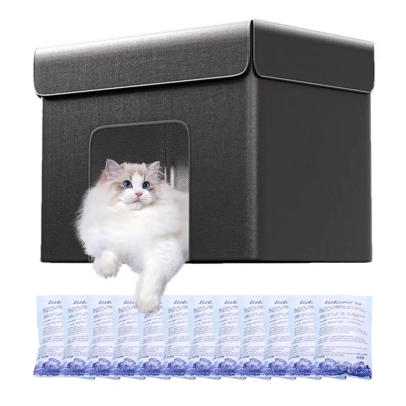 Summer-Portable-Cooling-cat-house-Cat-Air-Conditioning-House-Dog-Ice ...