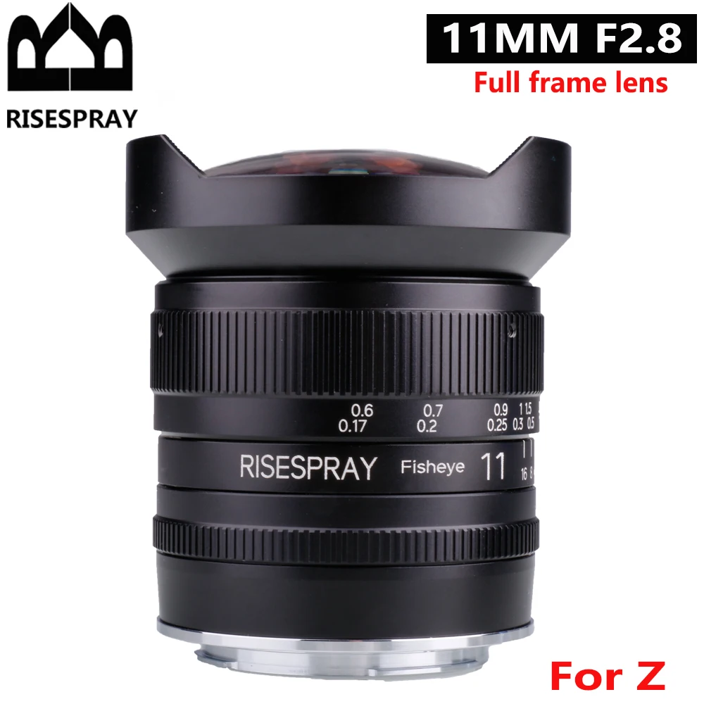 New-RISESPRAY-11mm-F2-8-Full-Fame-Fisheye-Manual-Metal-Camera-Lens-for ...