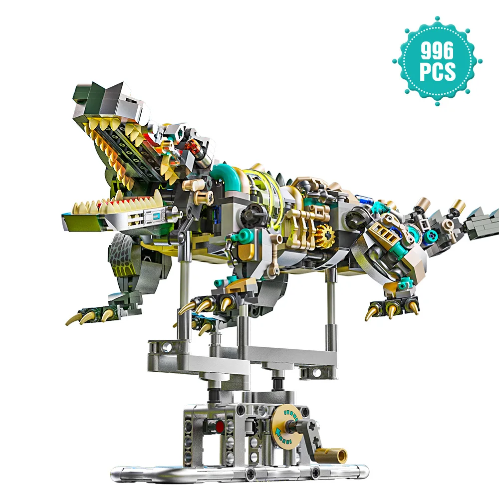 Mechanical-Crocodile-Creature-Building-Kit-Mysterious-Swamp-Creature ...
