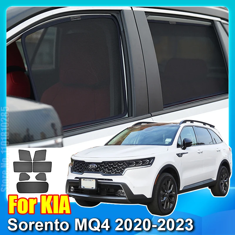 Para Kia Sorento MQ4 2020 2021 2022 2023 Janela Do Carro SunShade Pára brisa Auto Cortina Sun ...