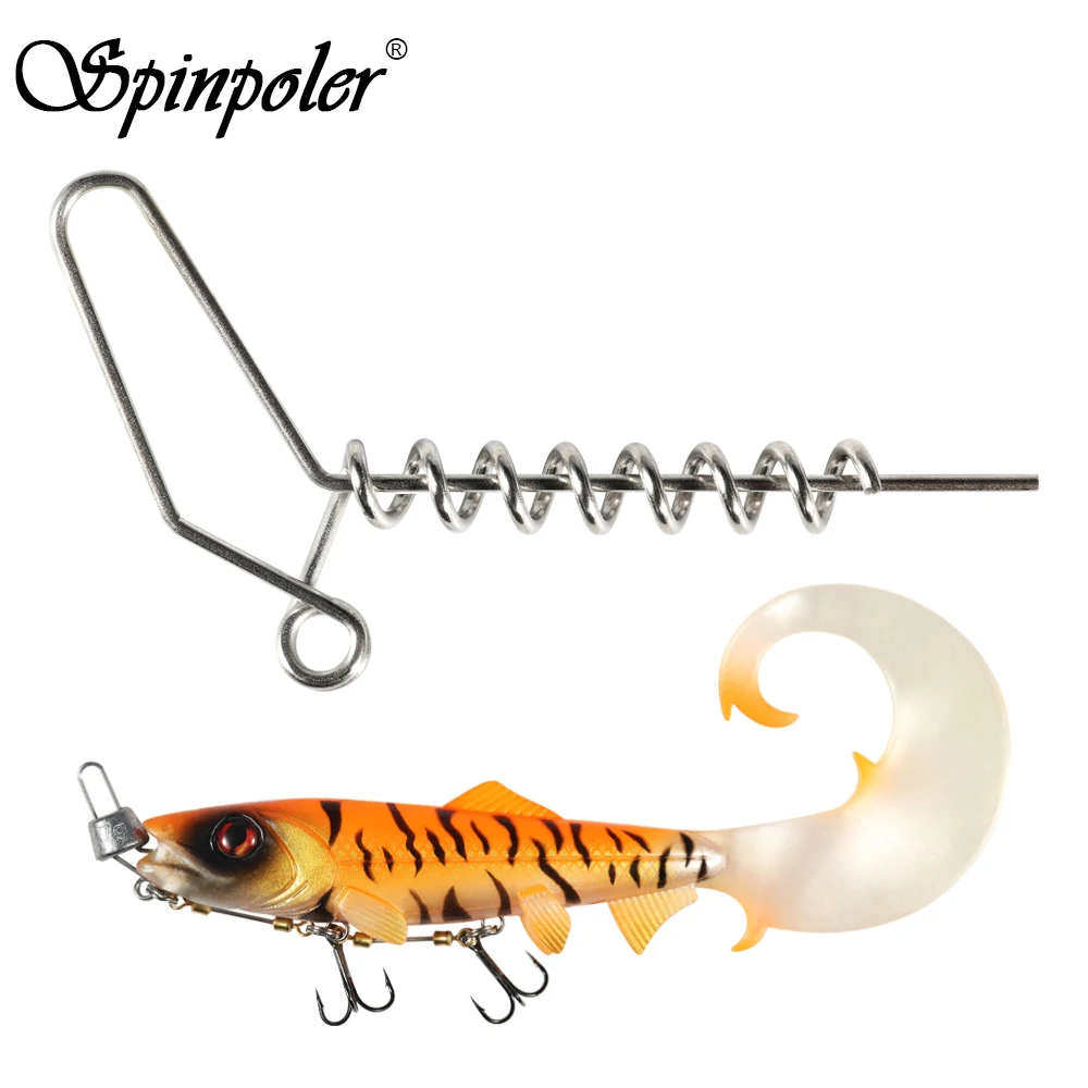 Spinpoler-Pike-Screw-Spring-Twist-Lock-Fishing-Crank-Hook-Centering-Pin ...