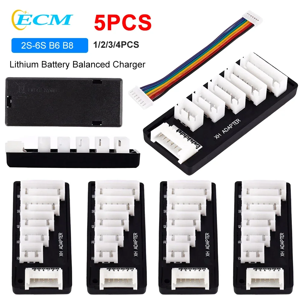 1-5PCS-1S-2S-3S-4S-5S-6S-Lipo-Battery-Balance-Charger-Cable-Lithium ...