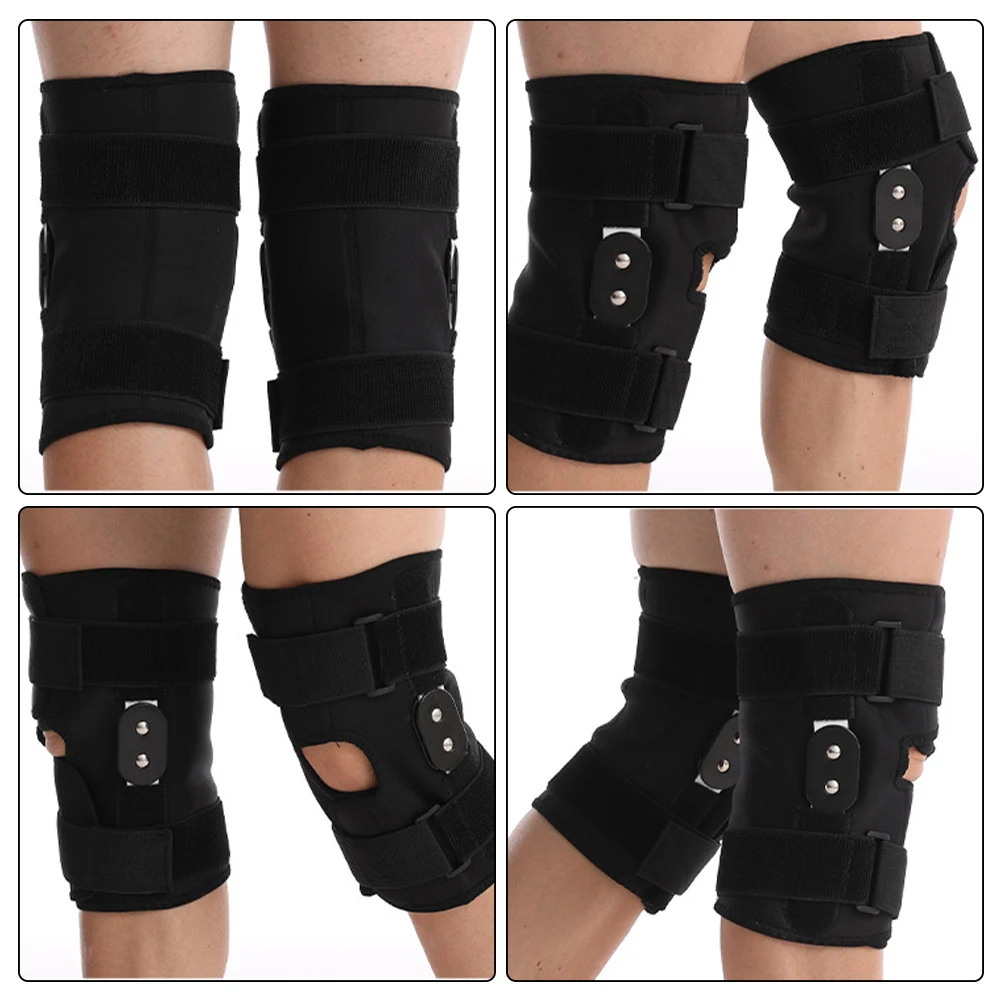 XXL - Genouillère réglable articulée, Support de genou avec ...